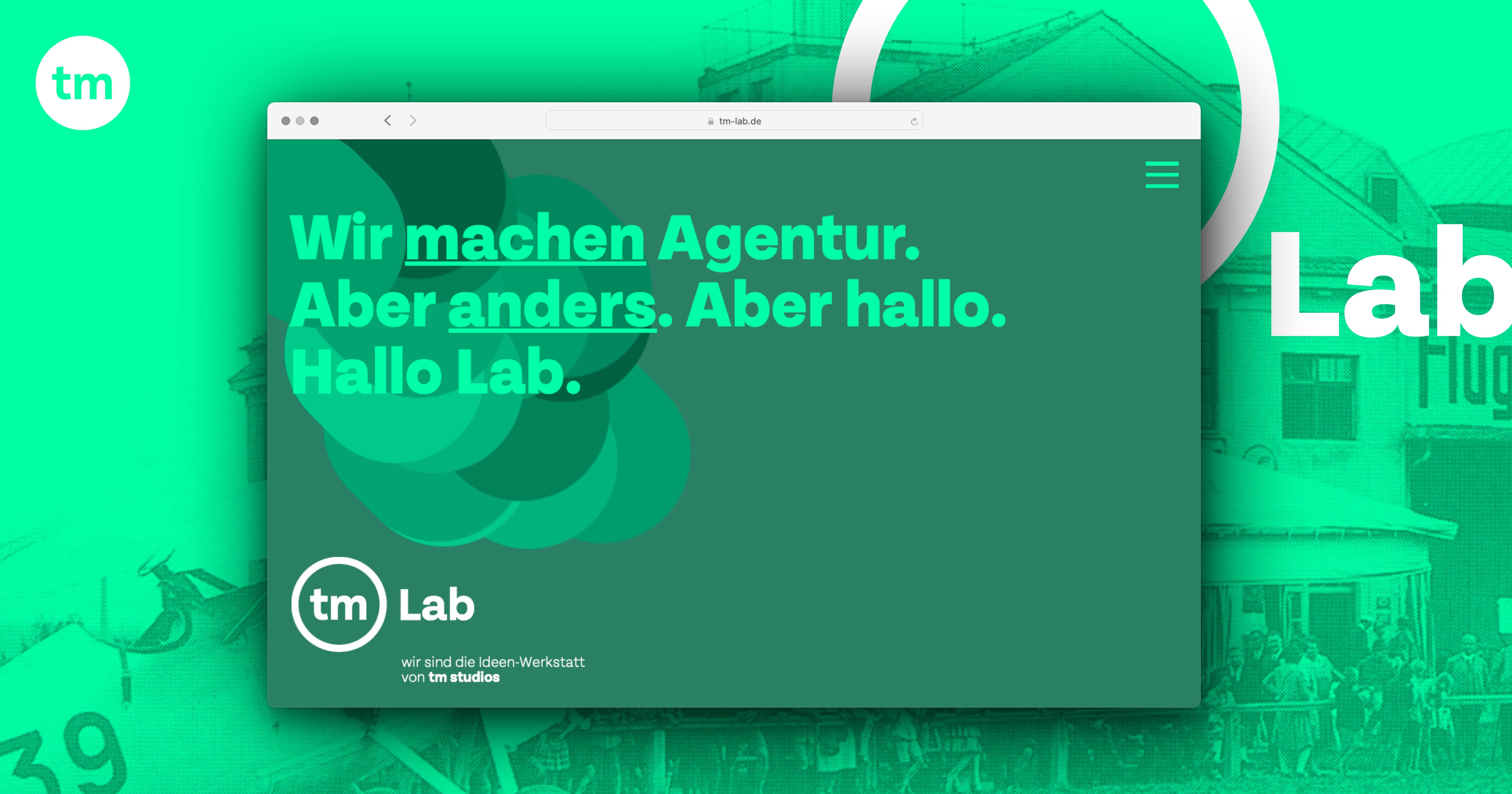 Wir sind die Ideen-Werkstatt von tm studios.